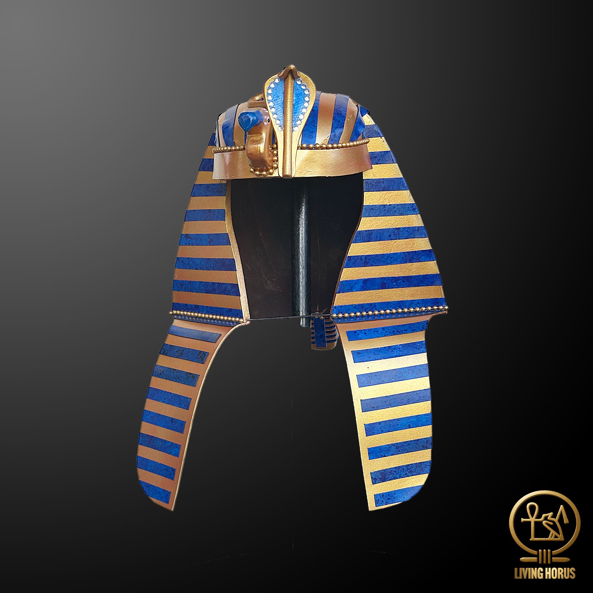 Ancient Egyptian Pharaoh Tutankhamun Crown, King Tut, Nemes Crown ...