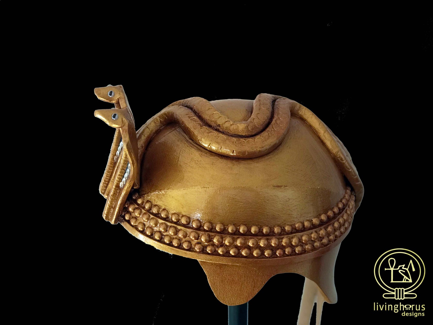 Ancient Egyptian Crown of Pharaoh Taharqa / Kushite King – Living Horus ...