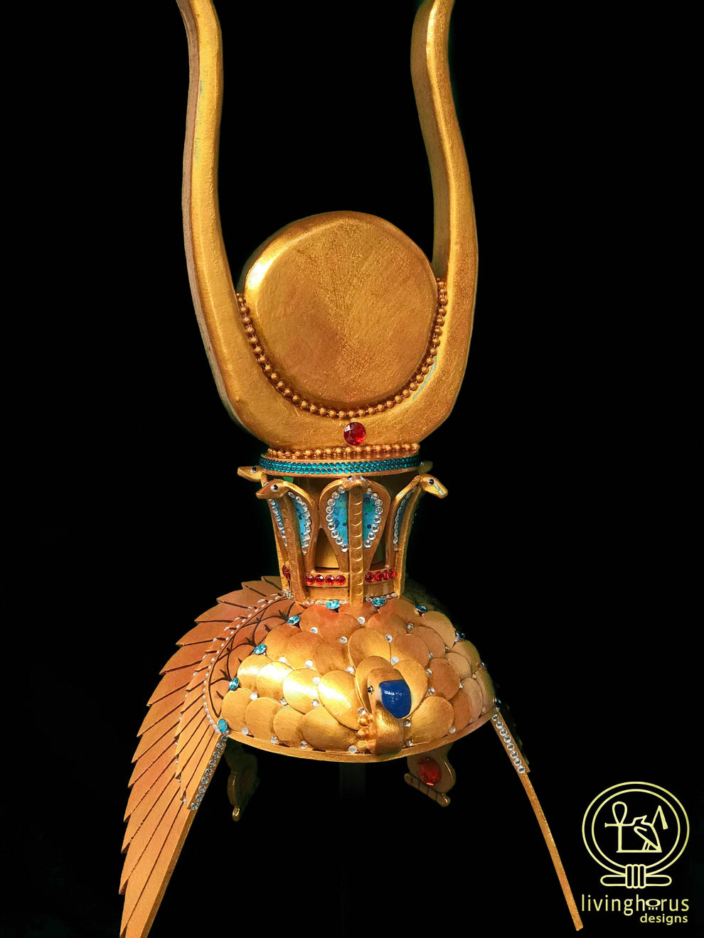 Crown of the Ancient Egyptian Goddess Hathor – Living Horus Designs