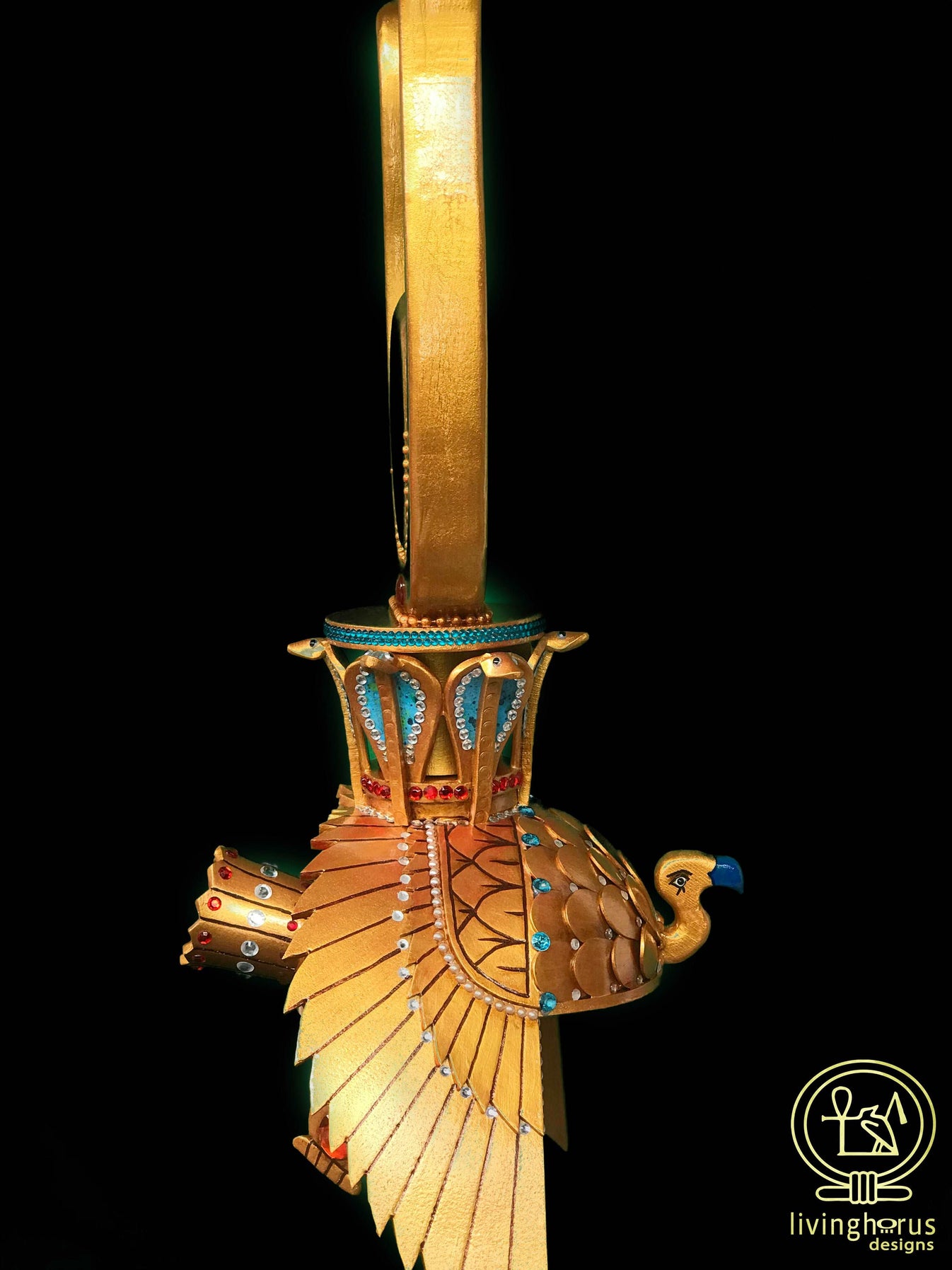 Crown of the Ancient Egyptian Goddess Hathor – Living Horus Designs
