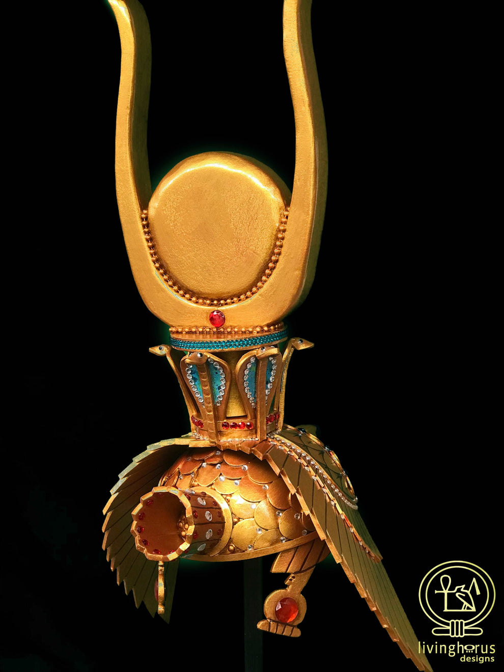Crown of the Ancient Egyptian Goddess Hathor – Living Horus Designs