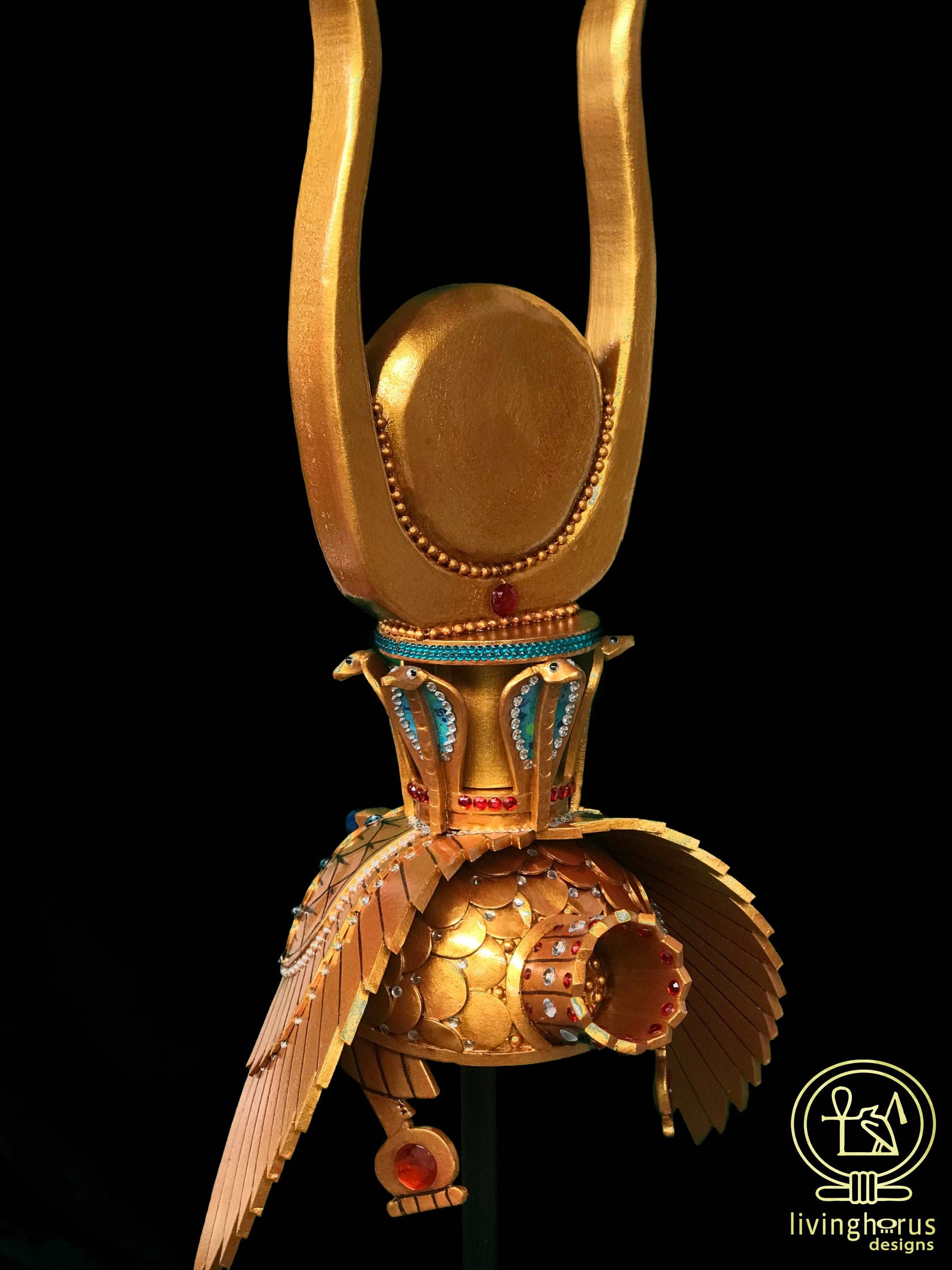 Crown of the Ancient Egyptian Goddess Hathor – Living Horus Designs